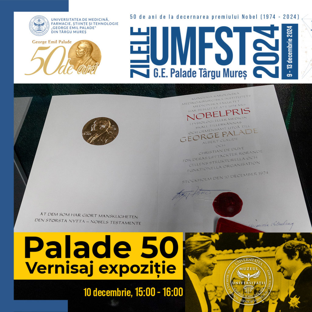 Expoziția temporară: 50 de ani de la decernarea Premiului Nobel lui ...